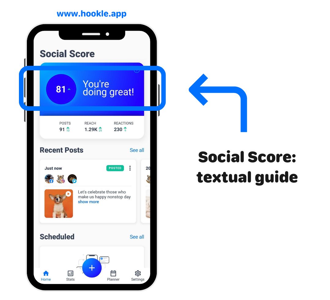 What is the textual guide in Social Score? – Hookle