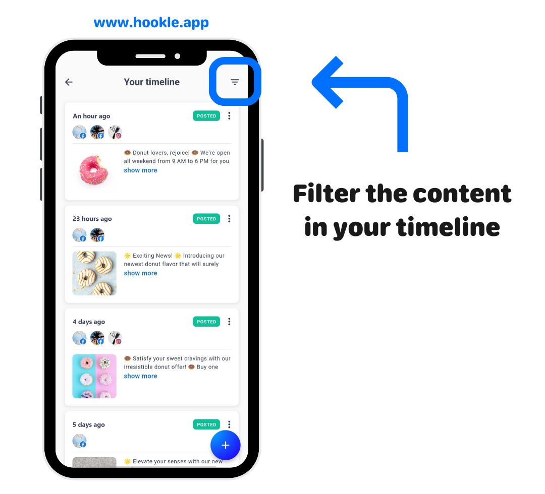 Your timeline – Hookle